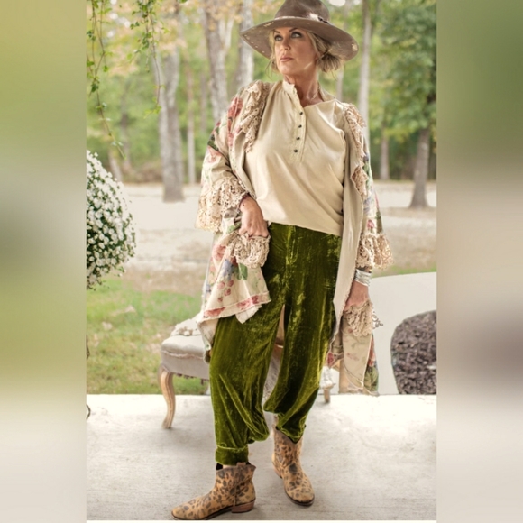 Jaded Gypsy | Jackets & Coats | Cottagecore Fields Of Flowers Coat ...